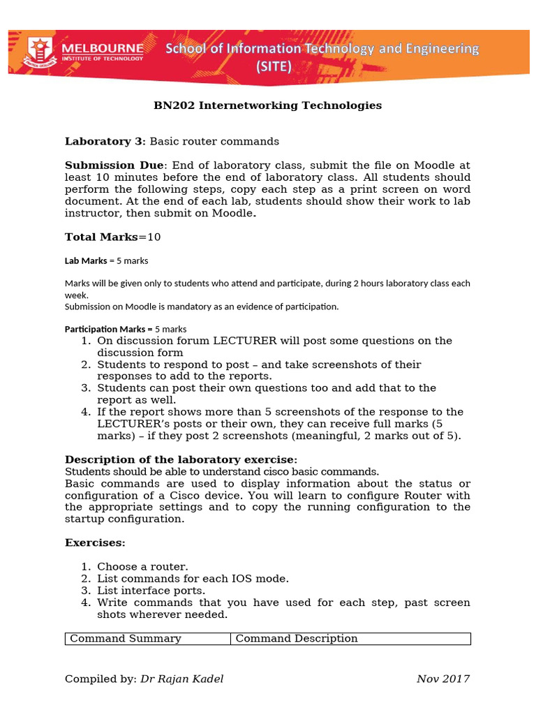 Laboratory 3 - Basic Commands | PDF | Secure Shell | Computing