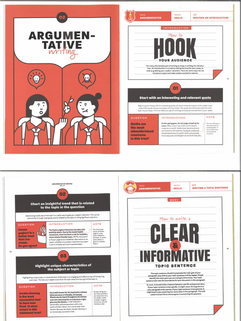 Argumentative Essays - Notes + Samples | PDF