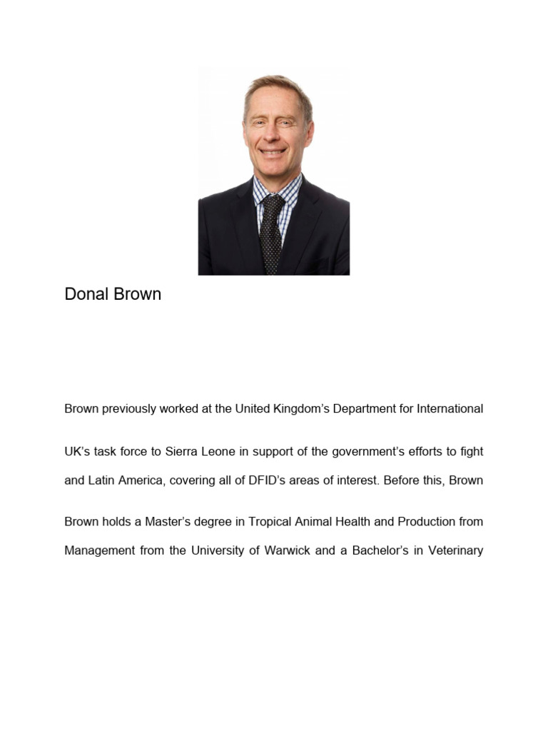 Donal Brown | PDF