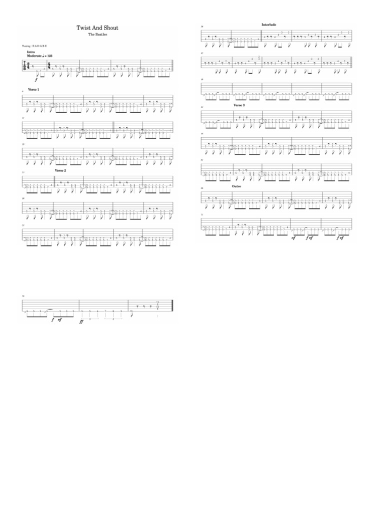 Tabs & Chords 2 | PDF