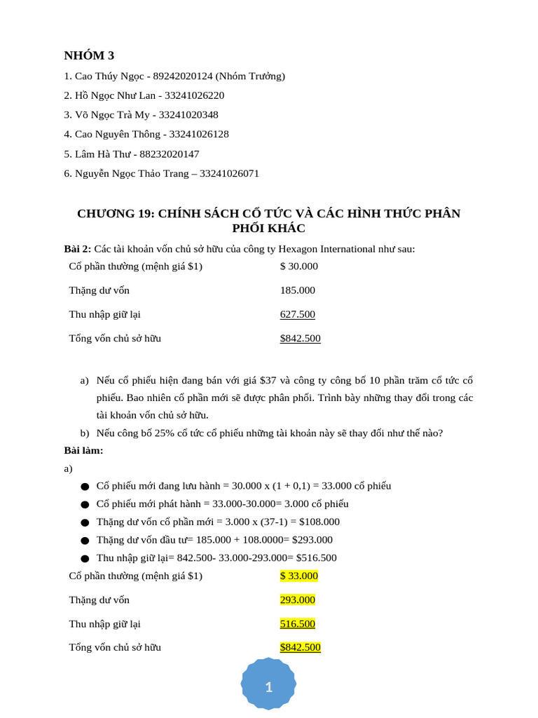 TCDN - Chương 19 | PDF