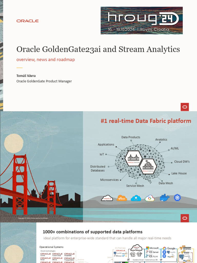 20241018 - Oracle GoldenGate for HrOUG 2024 | PDF | Databases | Intelligence (AI) & Semantics