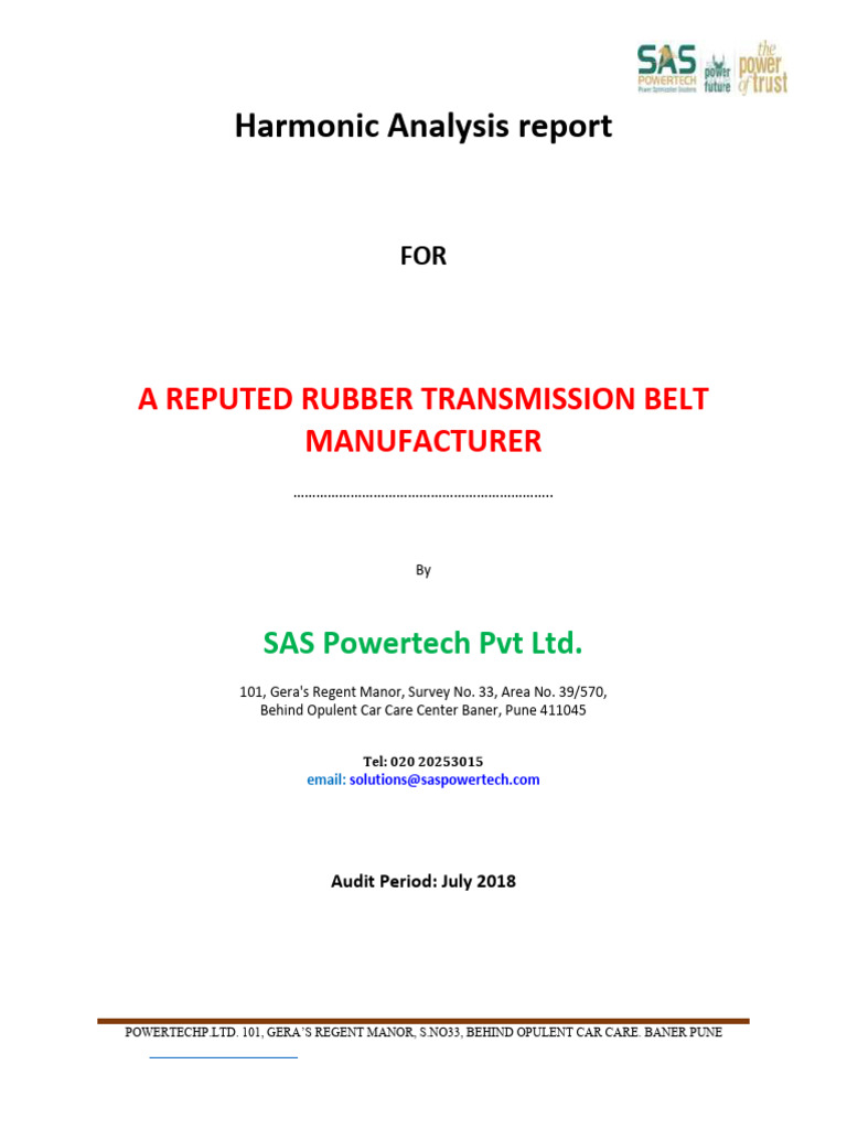 Sample-Report-PQA-ETAP-Load-Flow-for-Transformer-Loadin1 | PDF ...