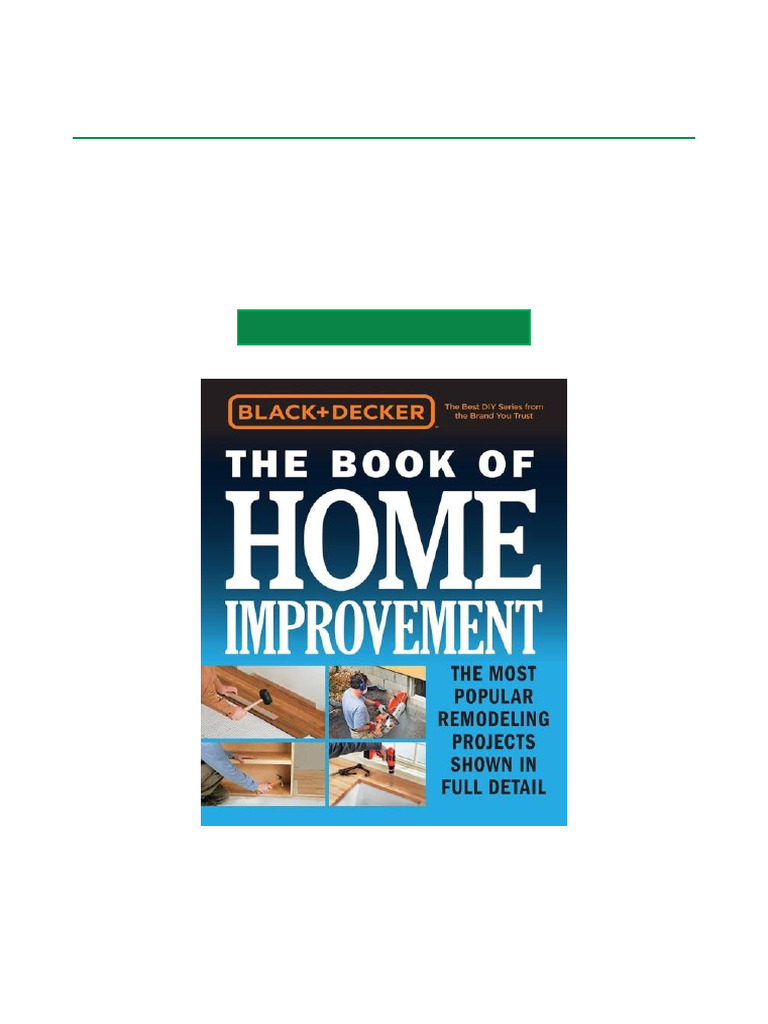 Free Download Black & Decker The Book of Home Improvement The Most ...