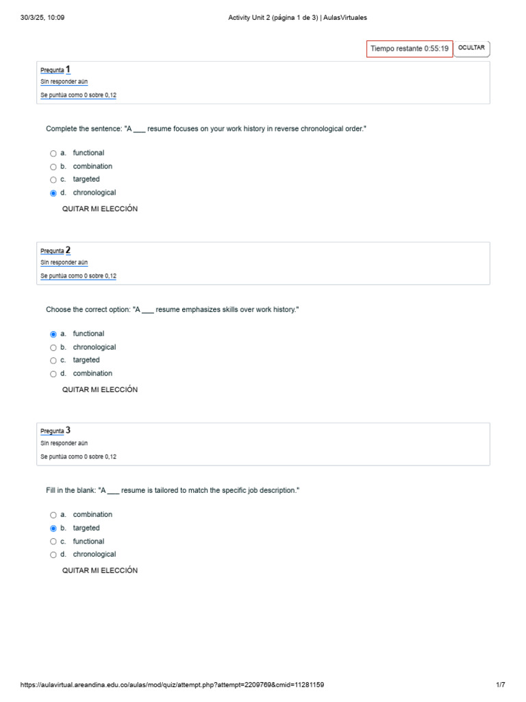 Activity Unit 2 (Página 1 de 3) - AulasVirtuales | PDF
