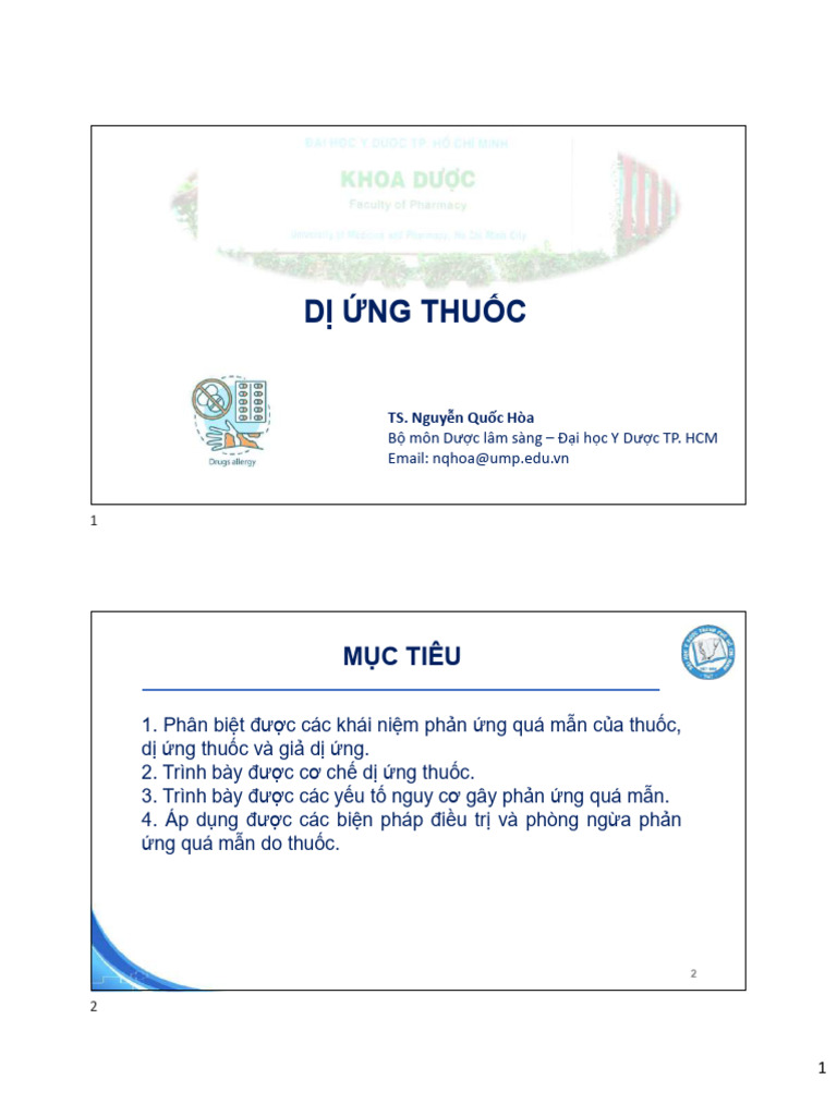Di Ung thuoc-SV-2023. | PDF