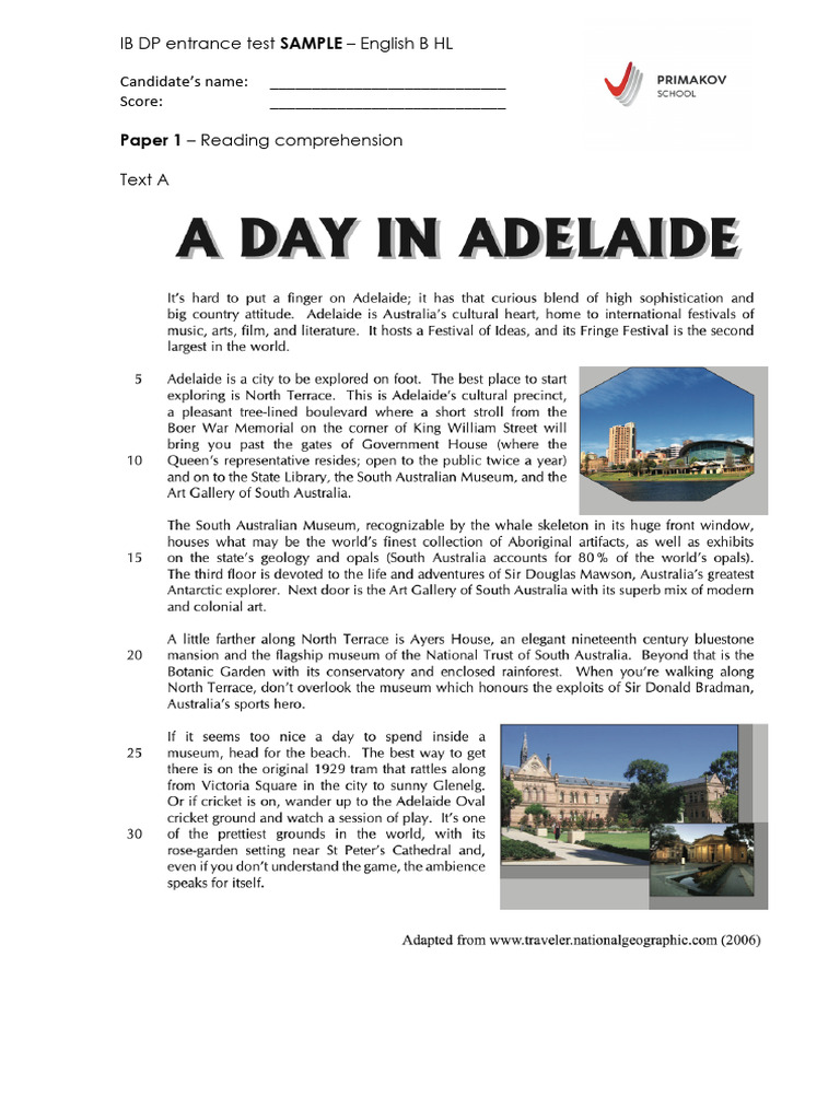 Reading Practice 2 | PDF