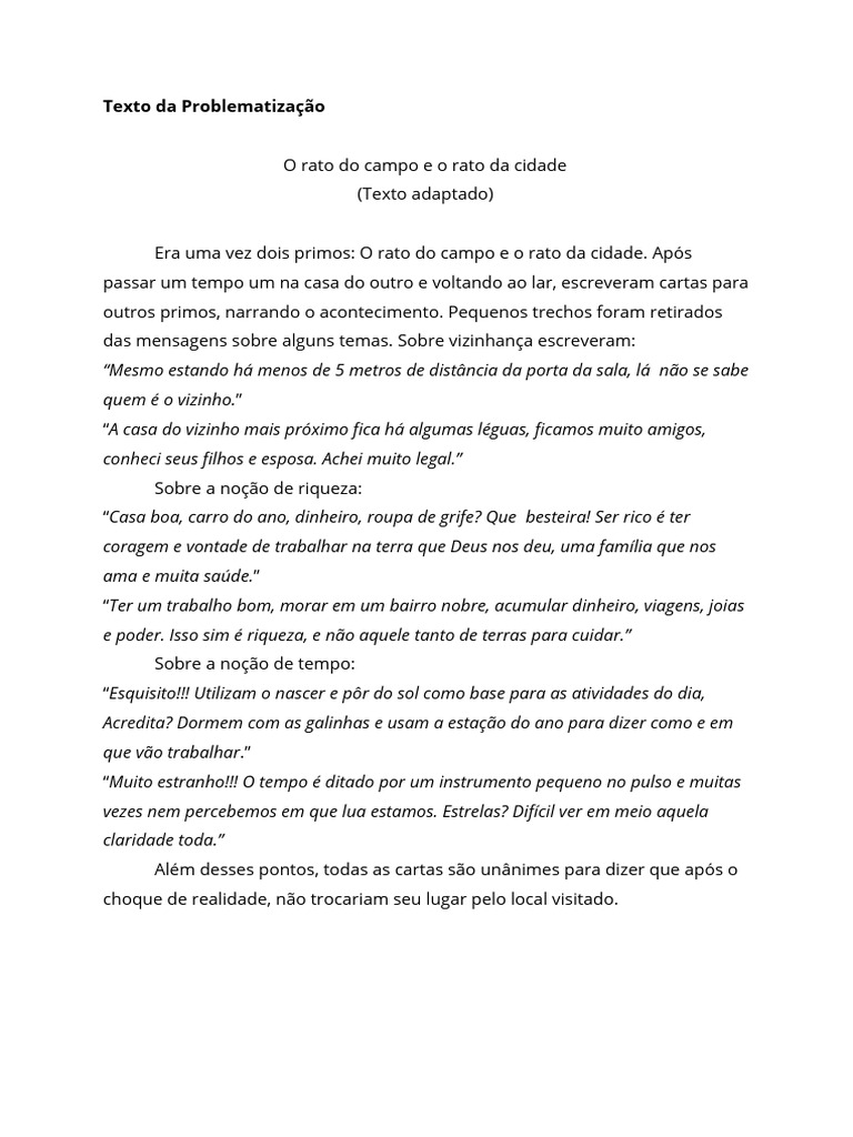 Geo3 01und05 Problematizacao Historia e Atividade | PDF | Tempo