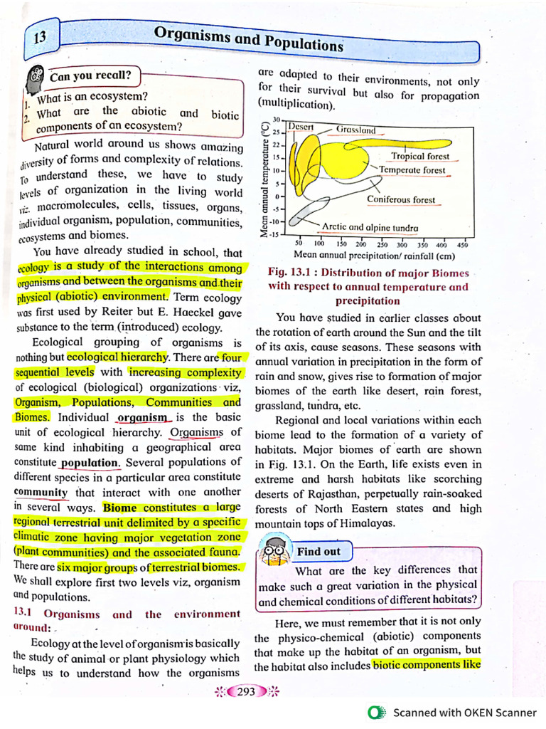 13 Organisms and Ecosystem | PDF
