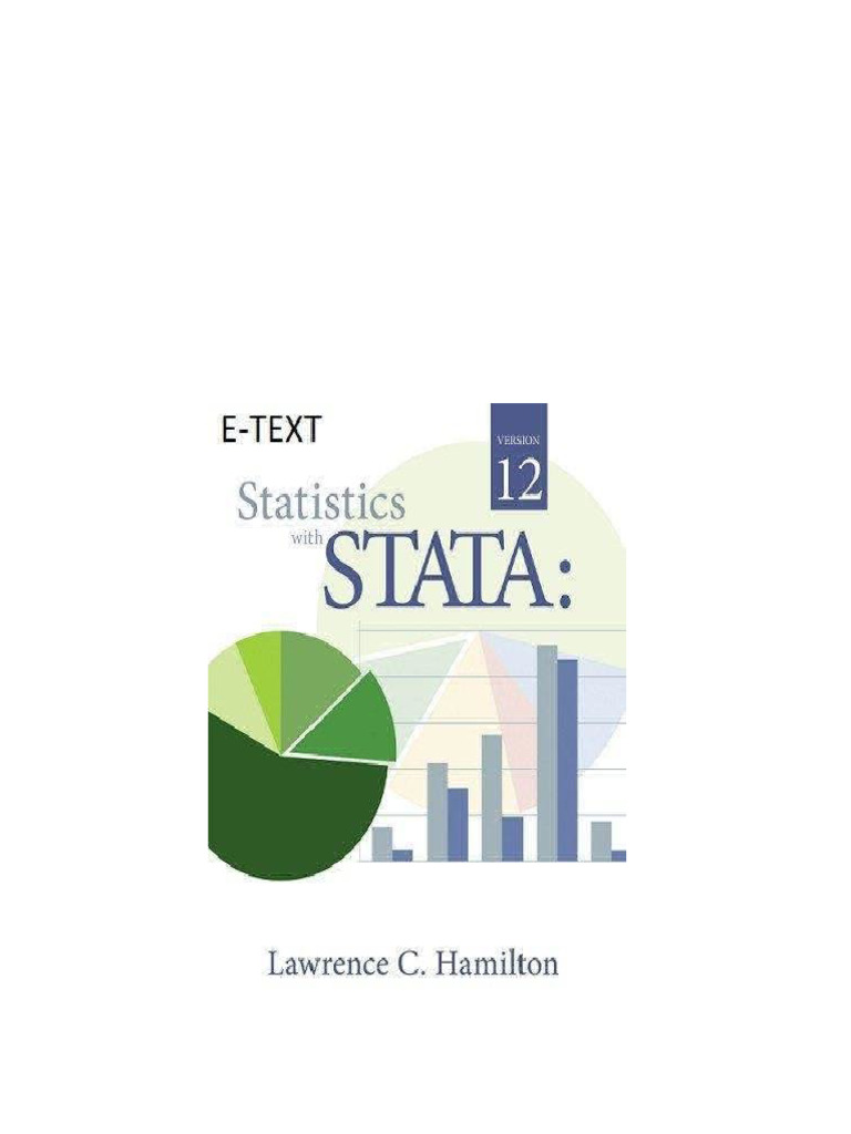 Statistics with STATA Version 12 8th Edition by Lawrence C. Hamilton (eBook PDF)pdf download ...