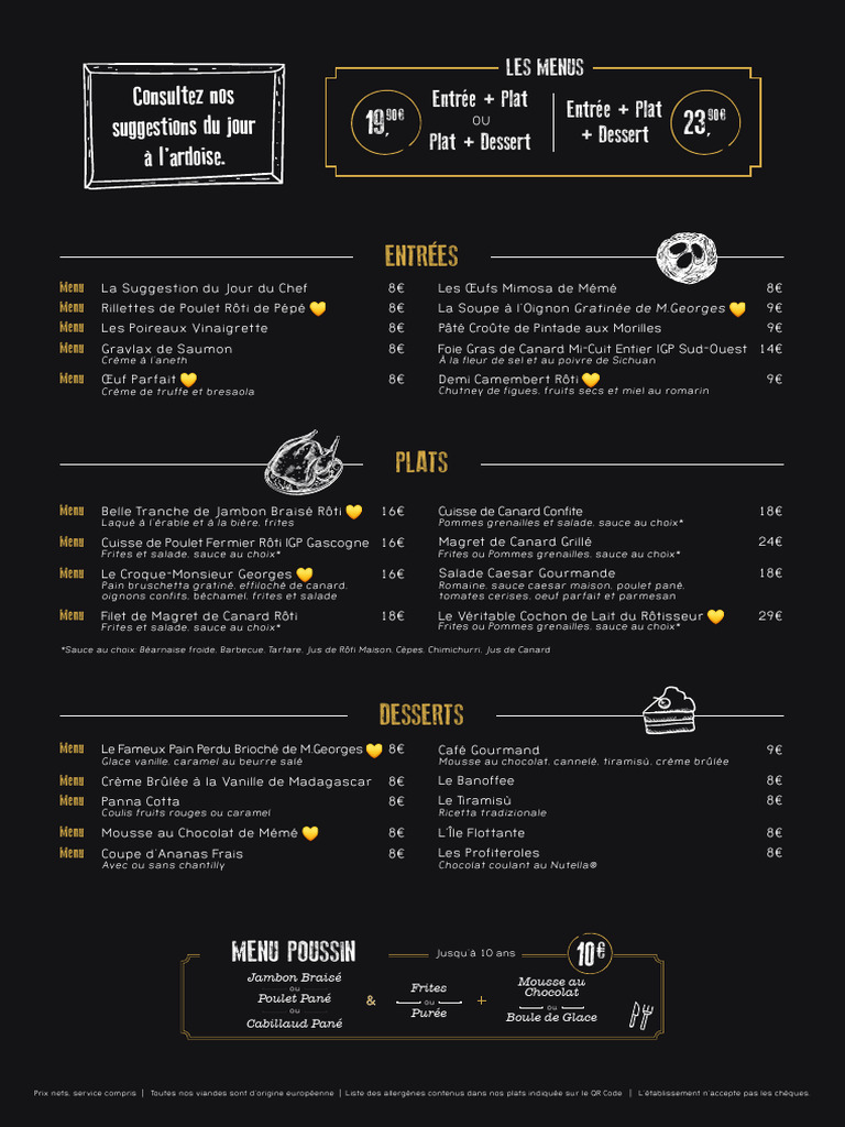 Menus variés et prix attractifs | PDF | sauce | Cuisine européenne