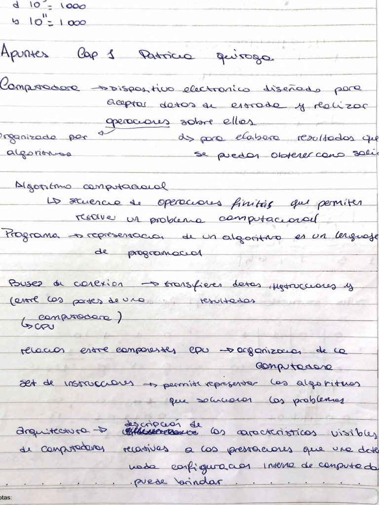 Teoría Capítulo 1 - AdC | PDF