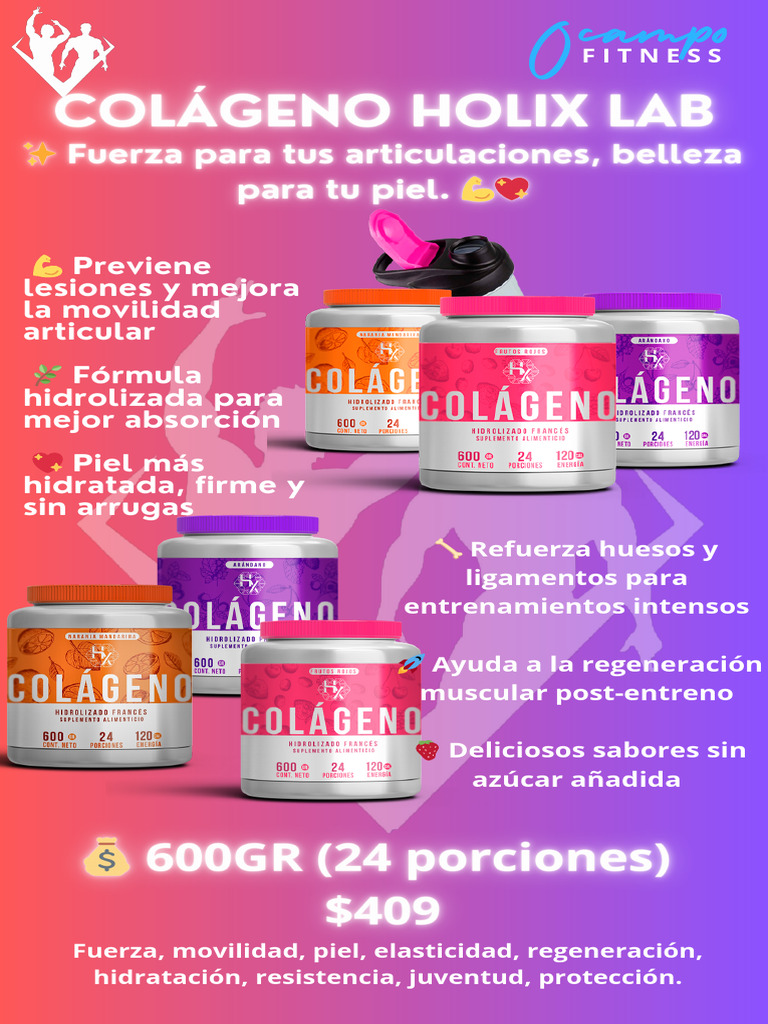 Colágeno Holix Lab Whatsapp | PDF
