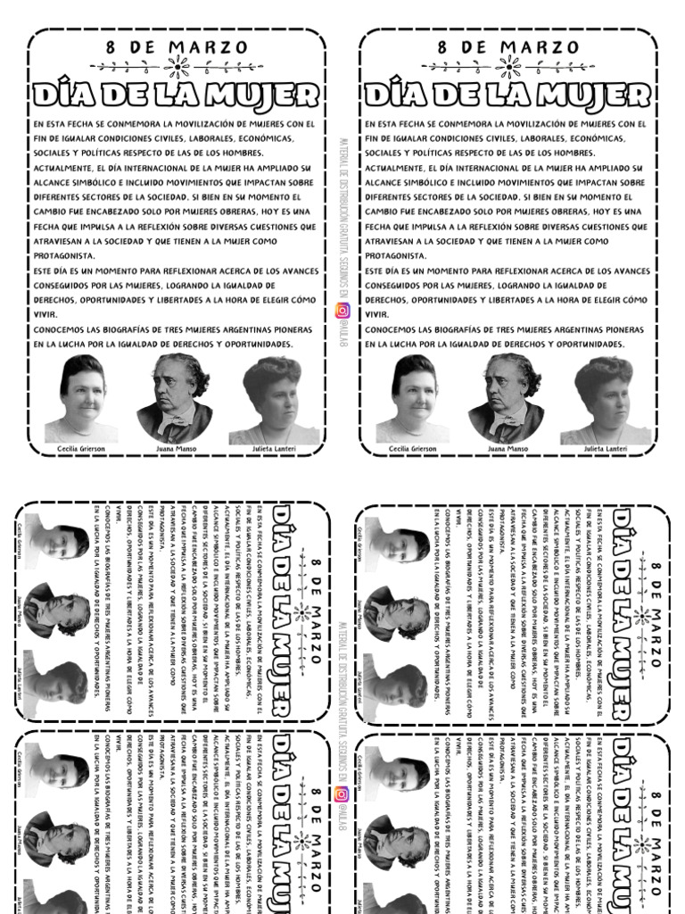 Info 8M (Por Aula8) | PDF | Mujer | Estudios de género