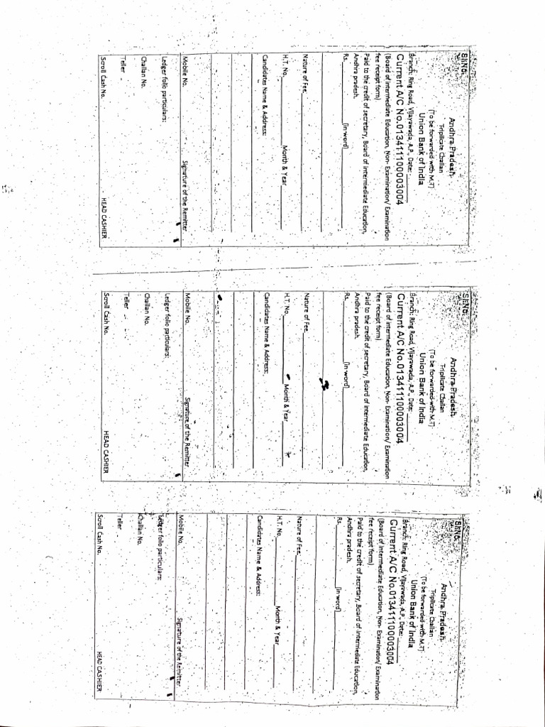BIE Challan Form | PDF | Road Transport | Government Of India