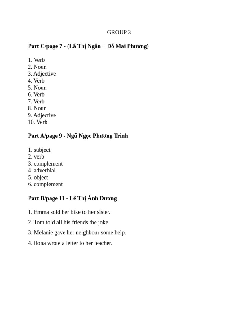 Exercises Group3 14.01.2025 | PDF