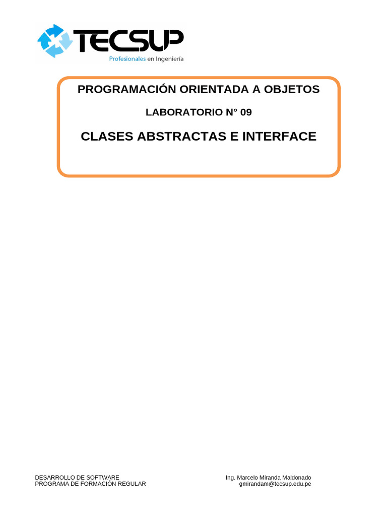 Glab S09 Mmiranda 2022 01 | PDF | Java (lenguaje de programación ...