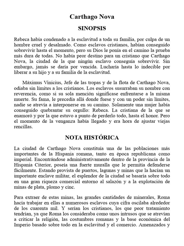 Carthago Nova | PDF | Vespasiano | imperio Romano