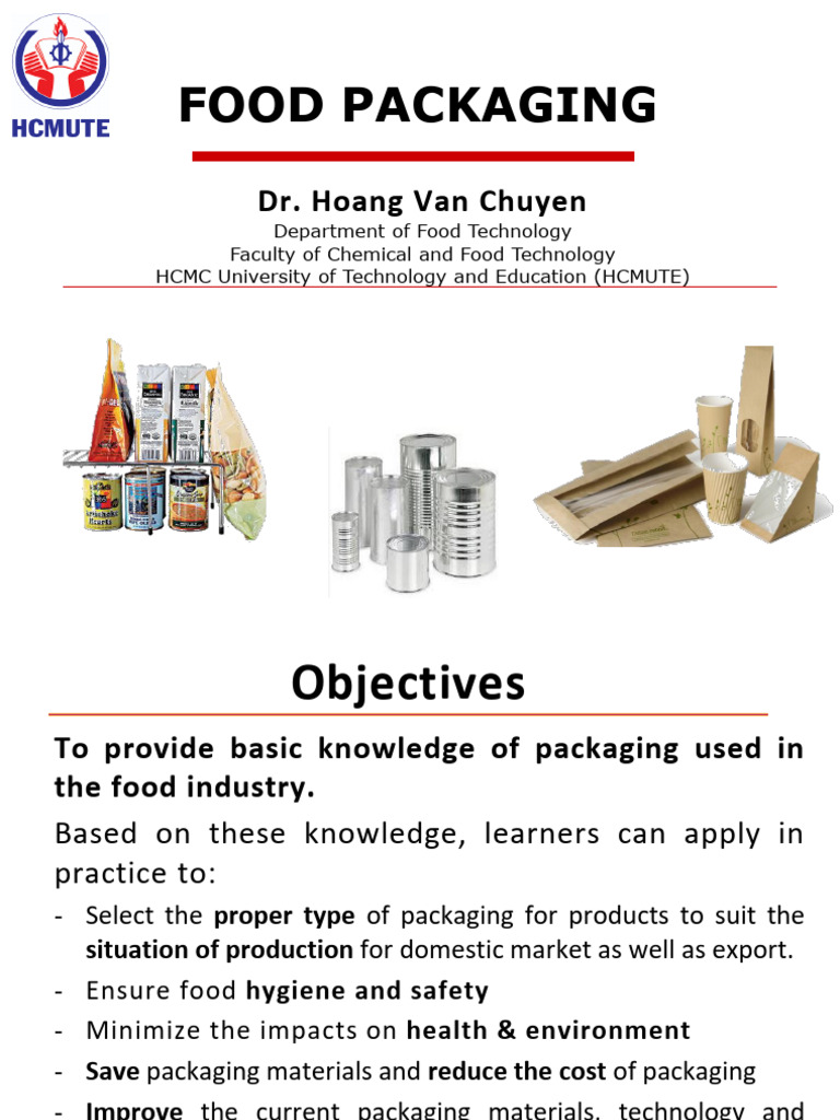Food Packaging HCMUTE 2025 | PDF | Polyethylene | Polystyrene