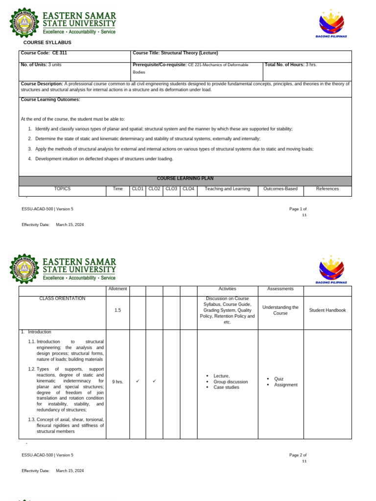 Structural Theory (Lecture, Computation) | PDF | Beam (Structure) | Structural Analysis