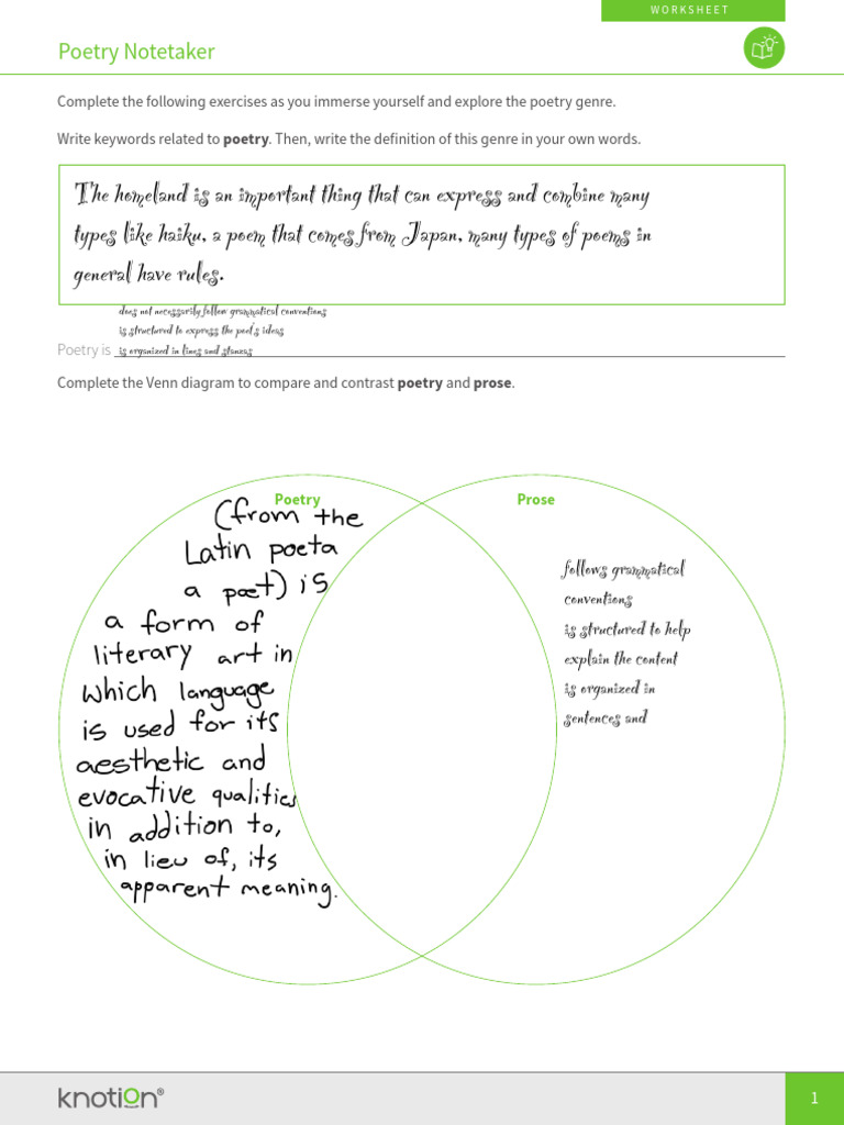 01-09-25 What Is Poetry Challenge 4 Sesión 1 Zoé | PDF