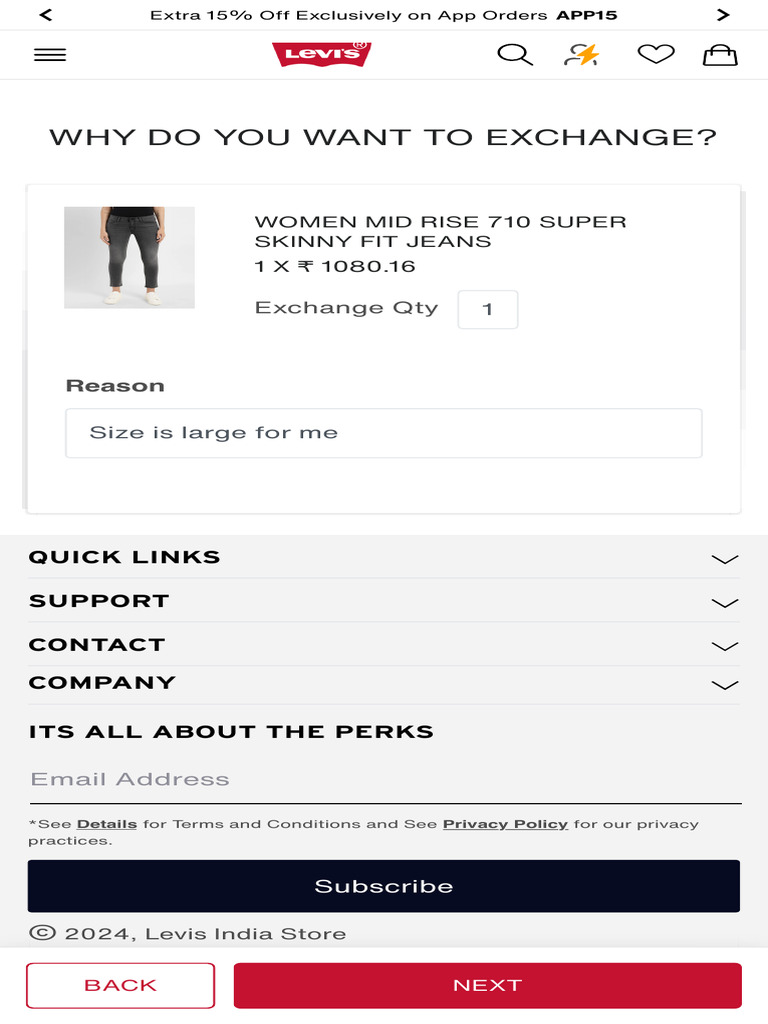 Levis India Store | PDF