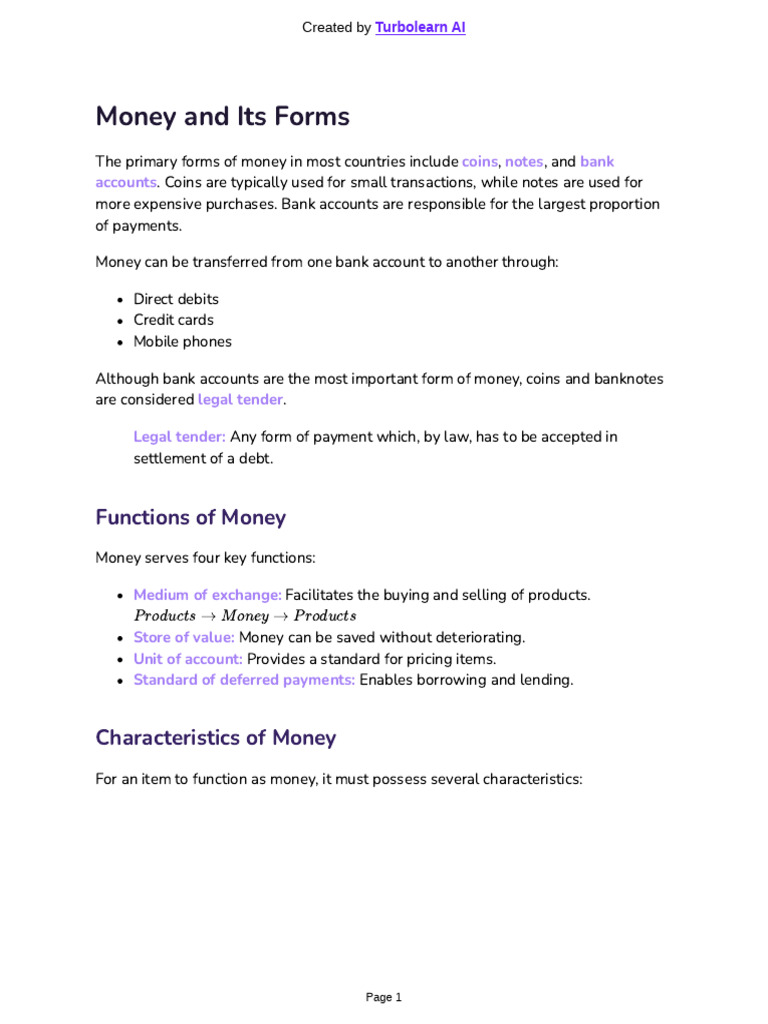 Cambridge IGCSE Economics - Unit 16-20 | PDF | Labour Economics | Banks