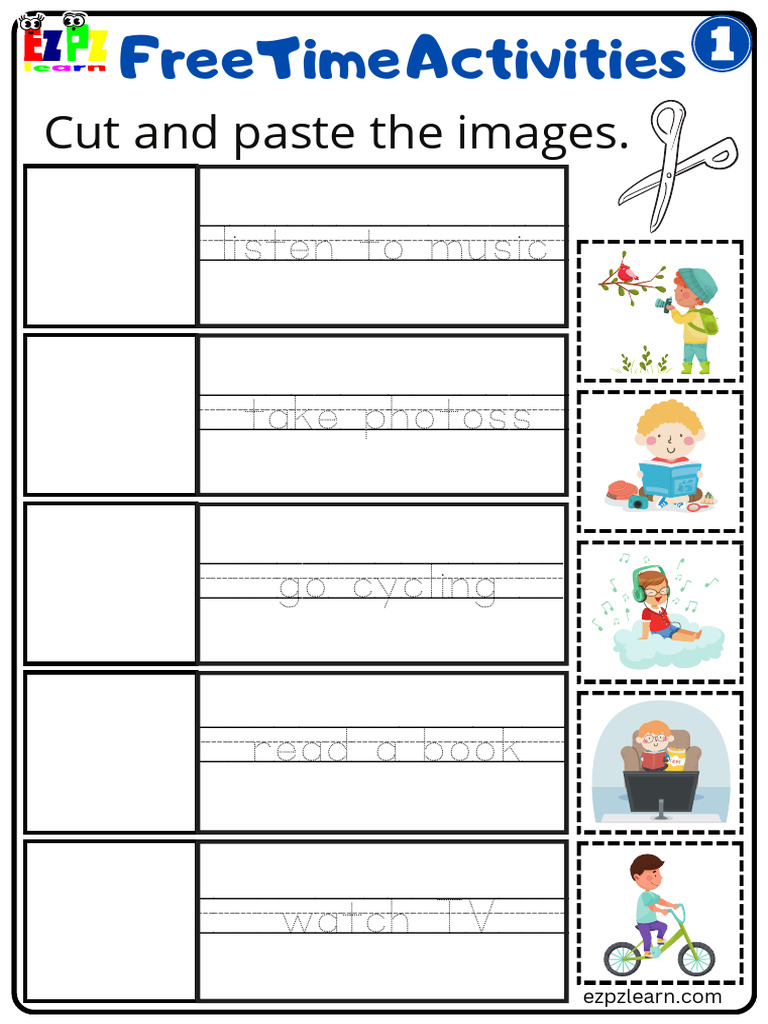 Activities Cut and Paste | PDF