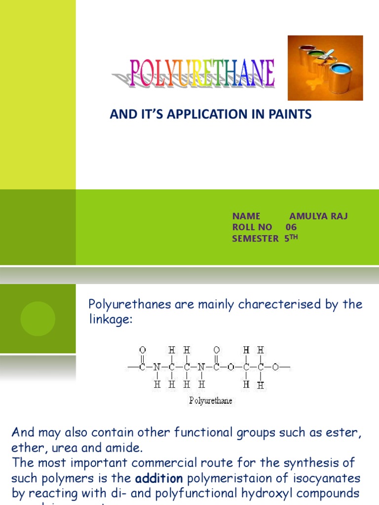 Polyurethane Coatings: Raw Materials, Properties, and Applications ...