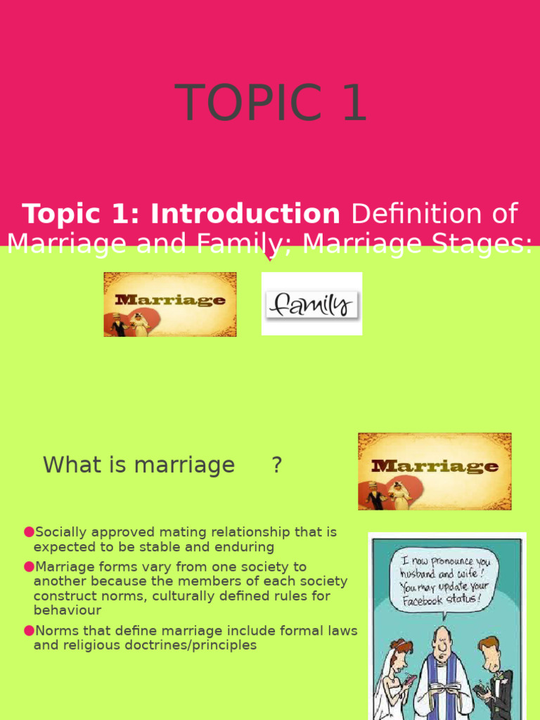 Topic 1 LMPU2322 Marriage Stages, Parenting Style | PDF | Parenting ...