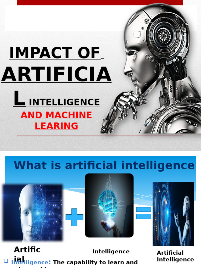 Impact of Al and Ml Ppt | PDF | Artificial Intelligence | Intelligence ...