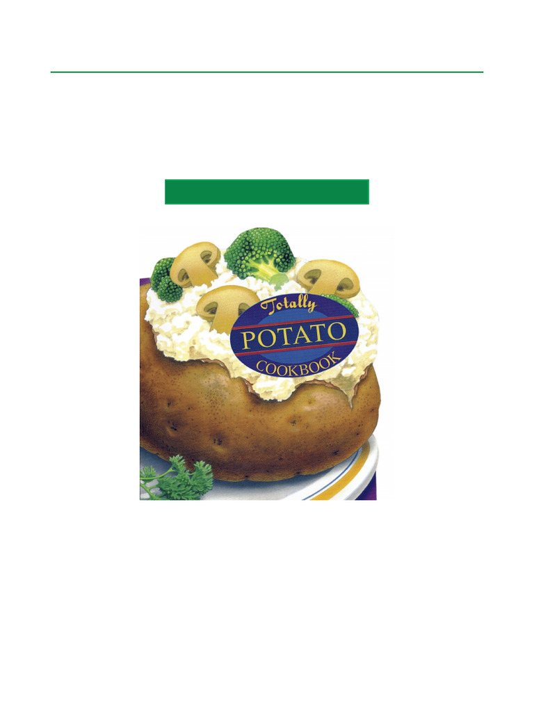 Totally Potato Cookbook Download | PDF