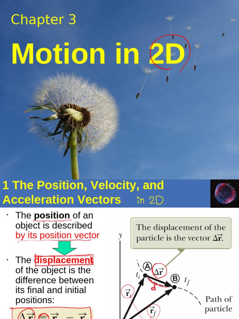 Chapter3 (2d Motion) | PDF | Acceleration | Velocity