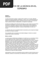 Ensayo La Musica y Las Emociones | PDF | Las emociones | Dopamina