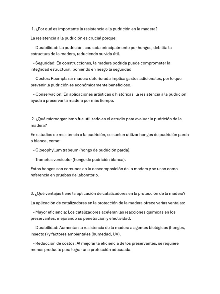 ACT6 | PDF | Madera | Hongo