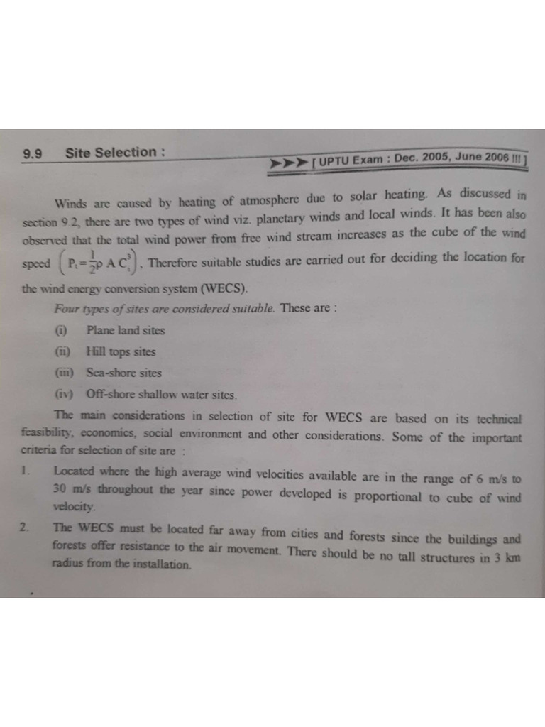 Wind Site &design Consideration | PDF