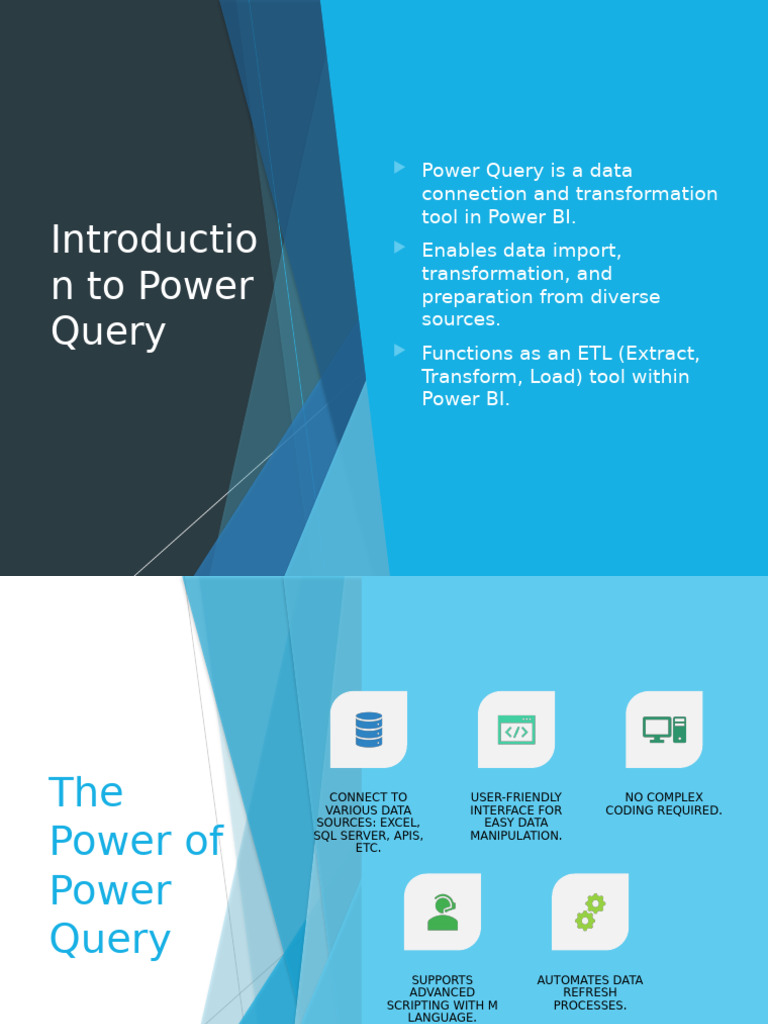 Power Query Presentation | PDF | Microsoft Excel | Data