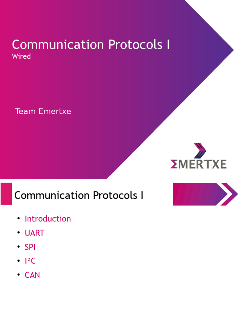 7 Communication Protocols 1 | PDF | Network Protocols | Electrical ...
