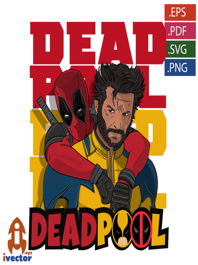 Deadpool and Wolverine Letter Vector Editable | PDF