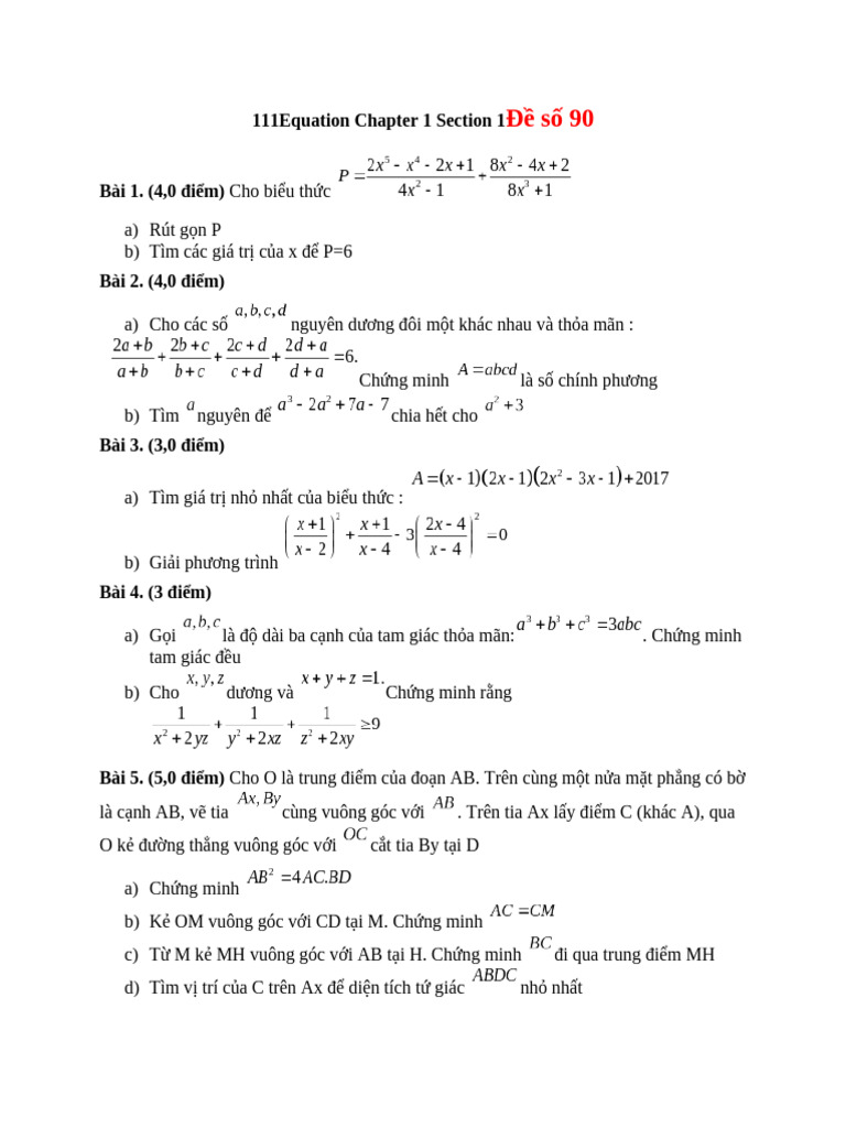 111equation Chapter 1 Section 1 | PDF