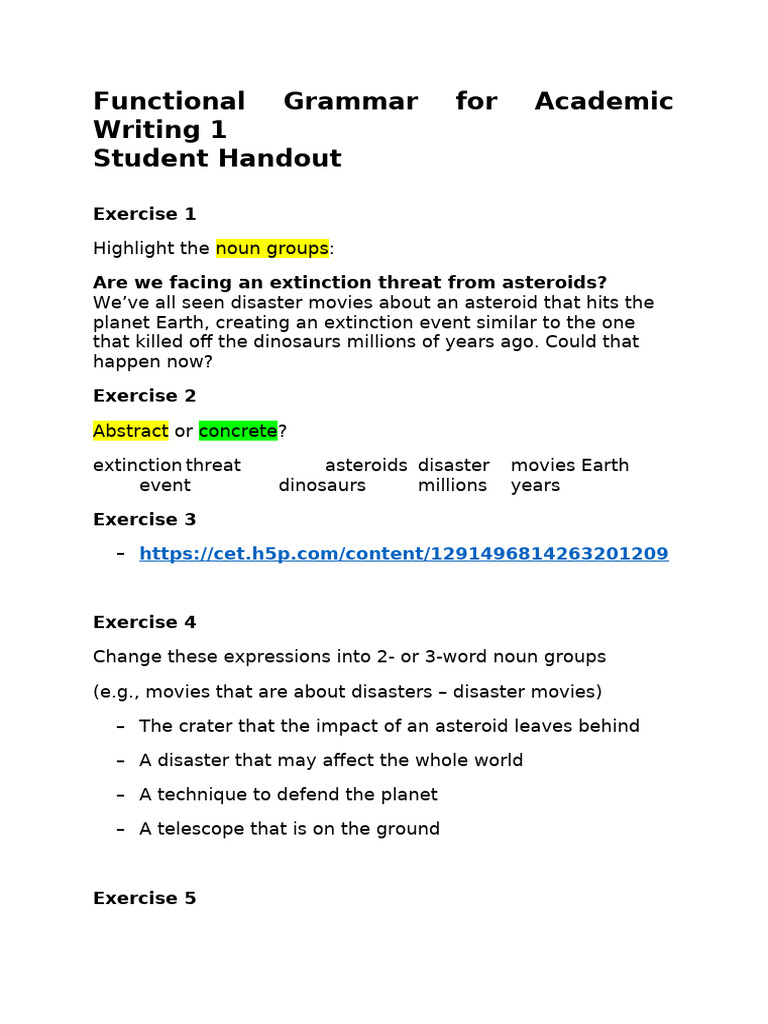 Handout Workshop | PDF