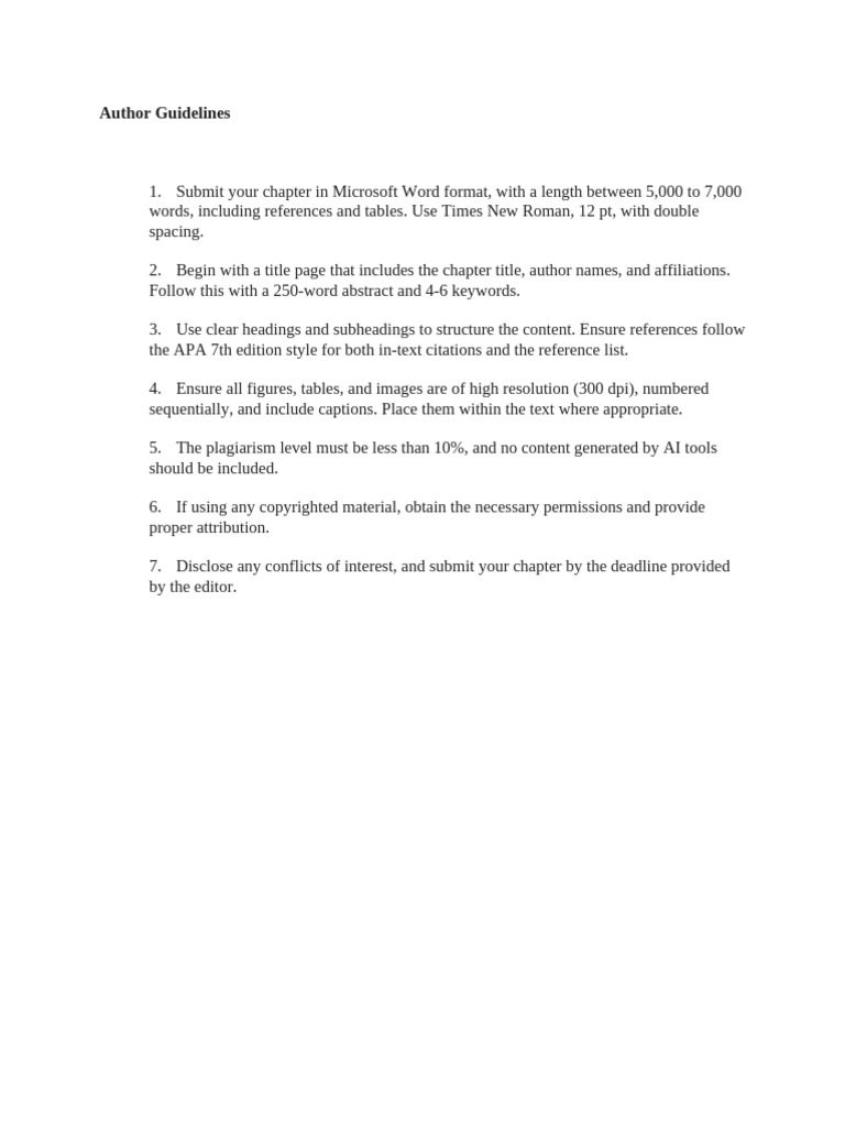 Author Guidelines | PDF