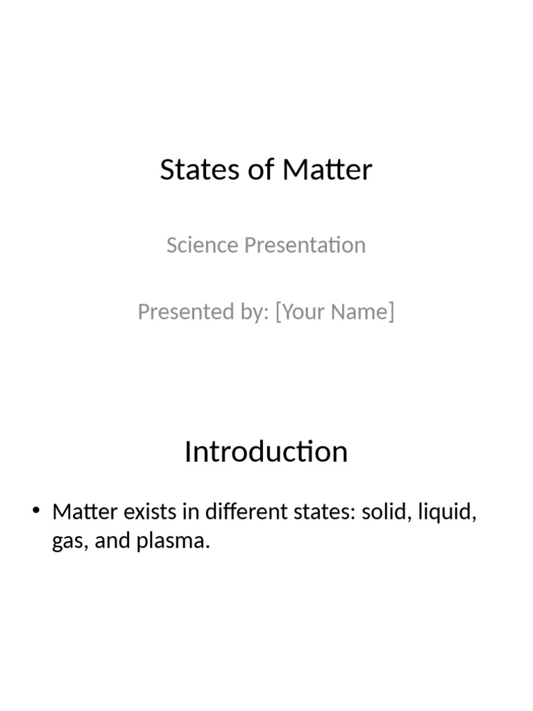 States_of_Matter | PDF
