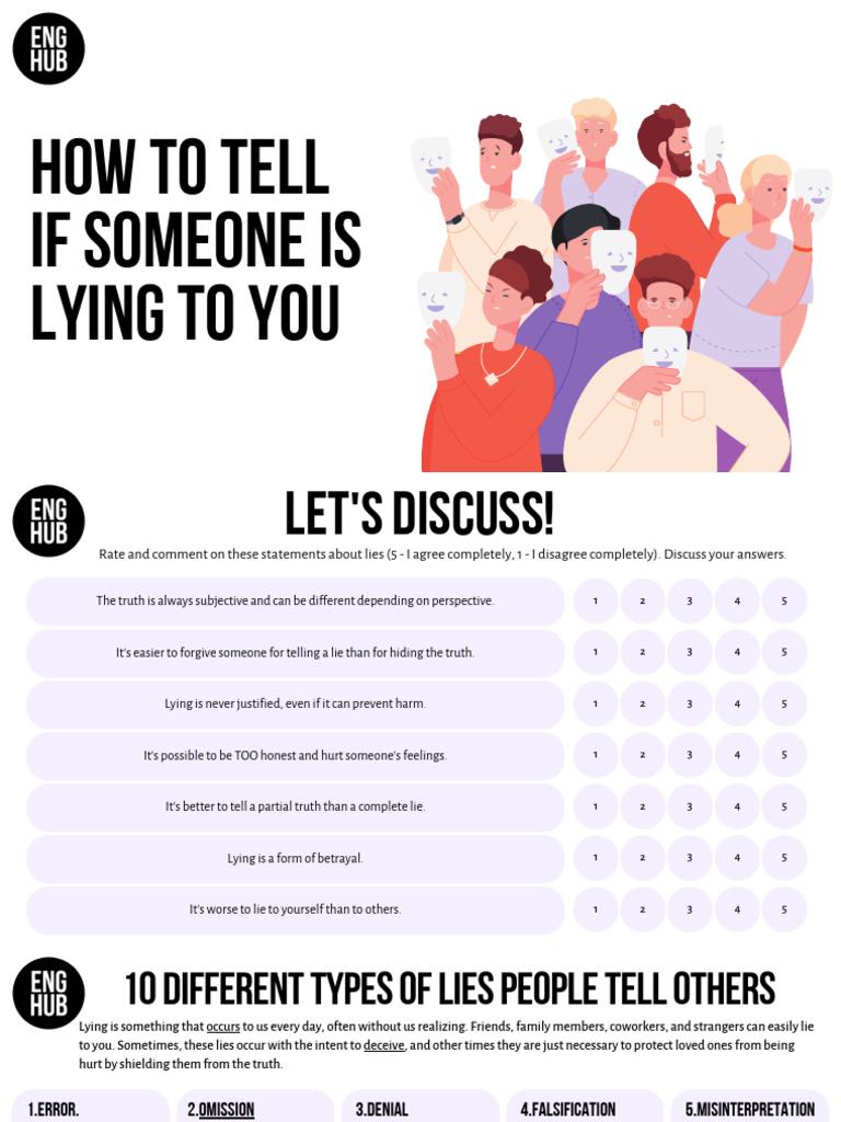 B2 How To Tell If Someone Is Lying To You TV | PDF | Lie | Deception