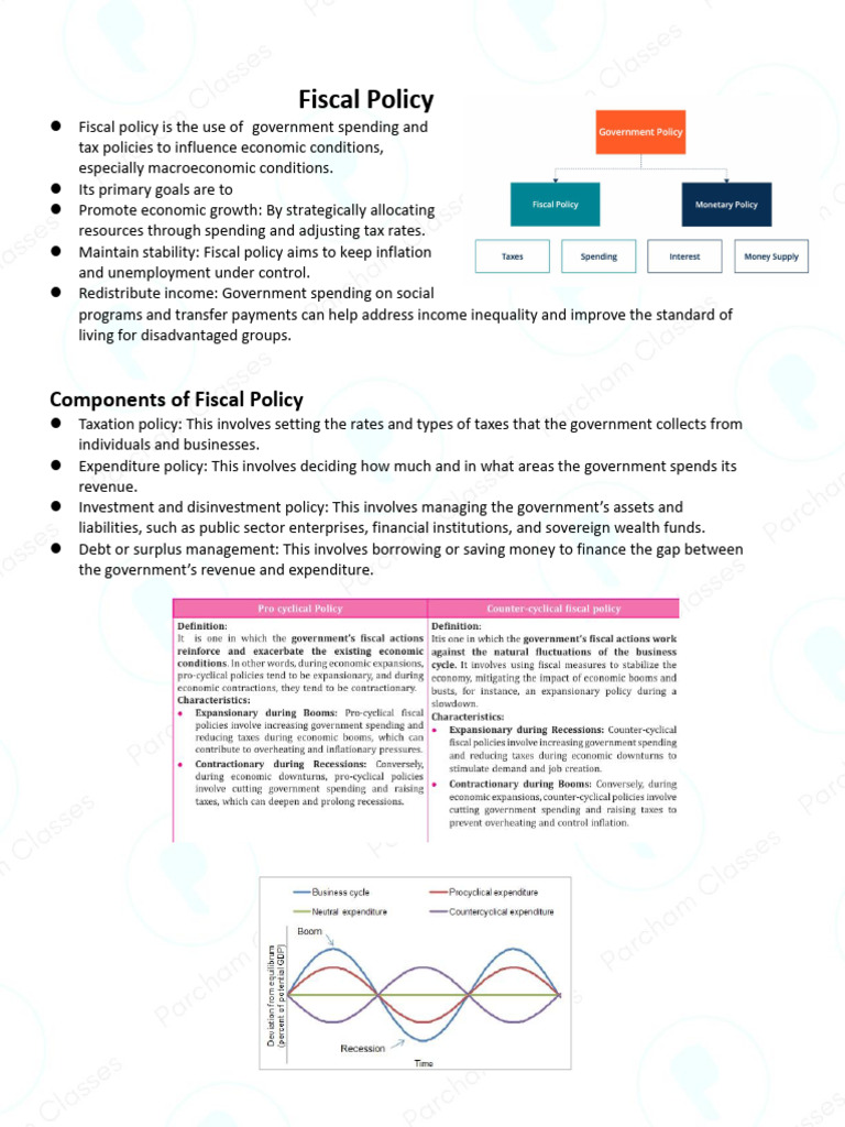 Lecture 14 - Fiscal Policy | PDF | Taxes | Fiscal Policy