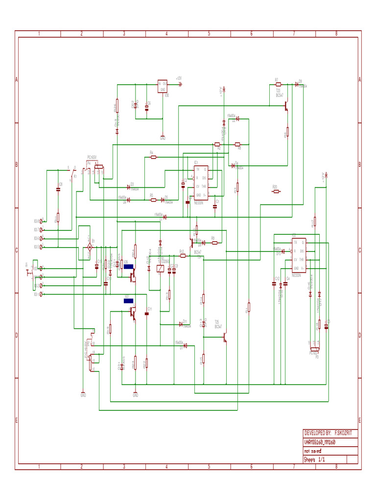 Varstroj Varmig 160 Mm160 Main Board Schematic | PDF