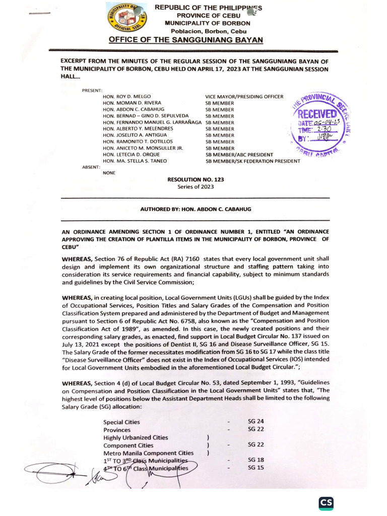 Creation of Plantilla Items | PDF