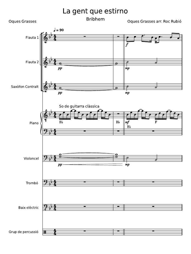 La Gent Que Estimo - Oques Grasses | PDF