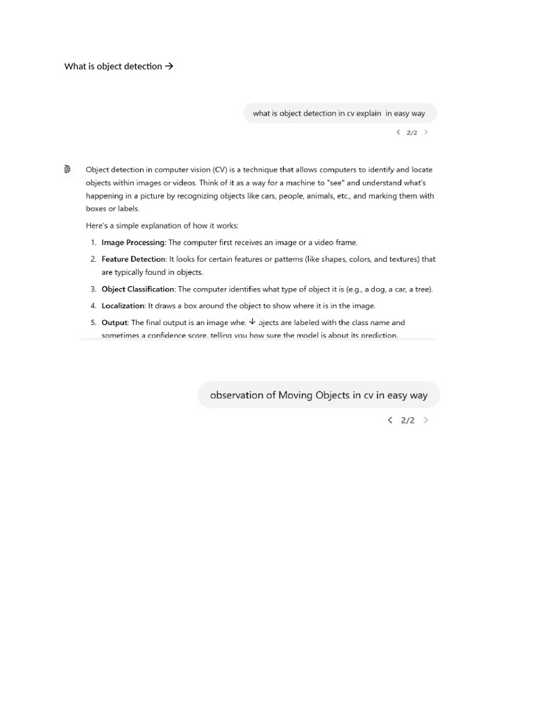 What Is Object Detection | PDF