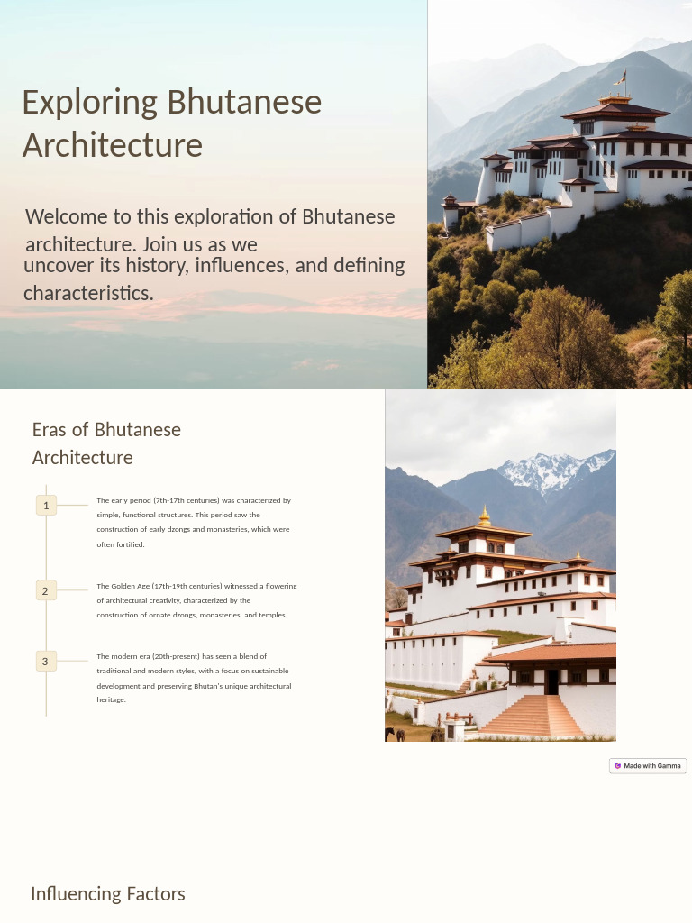 Bhutanese Architecture | PDF | Bhutan